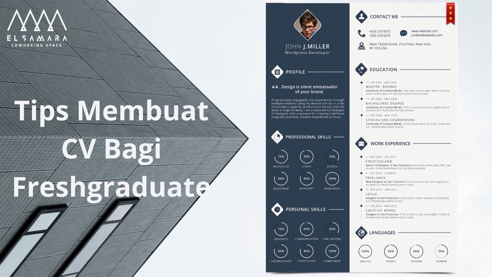 Tips Membuat CV Bagi Fresh Graduate - El Samara Coworking Space